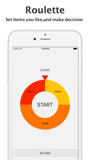 Decision Roulette Game for iPhone - APP DOWNLOAD