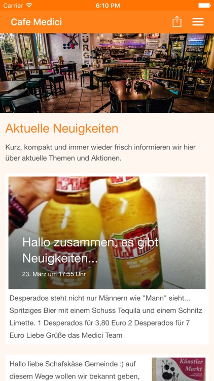 Cafe Medici by Tobit.Software