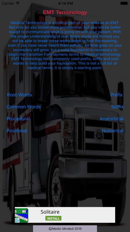 EMT Terminology by Michael Robinson