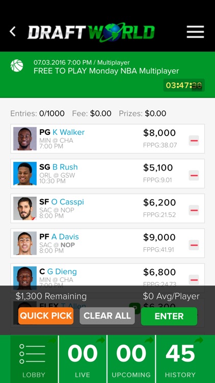 Draft World Mobile by Draft World Inc.