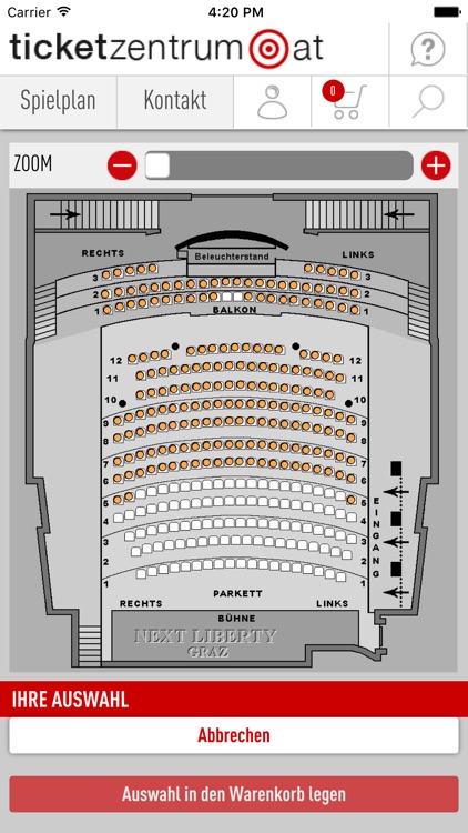 ticketzentrum.at by Lemon42 IT, Web und Software GmbH