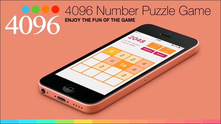 Play Number Game 4096 Plus by LI HUNG WANG