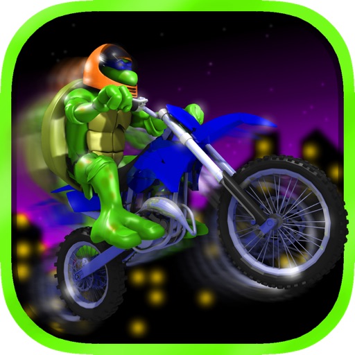 A Turtle Motorcycle Race vs. Mutant Ninja Warriors - Free! by Brooke Ginty