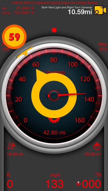 Gps Speedometer Pro by Linxmap