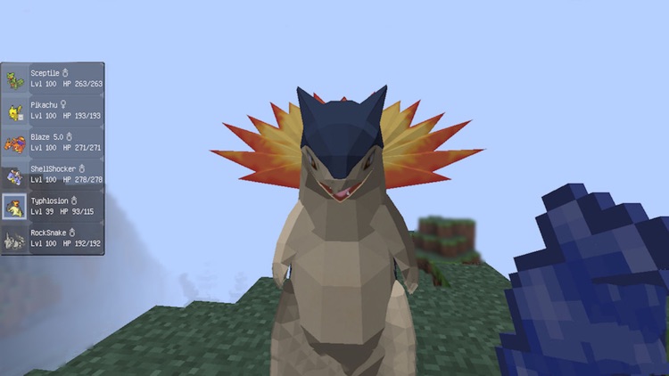 PIXELMON BLUE Edition: Dex Hunter Survival Mini Block Game with ...