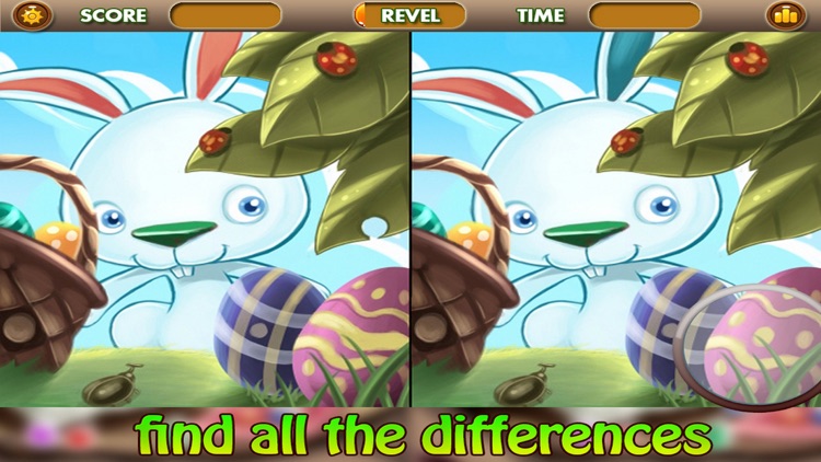 Easter Bunny: Free Spot Differences by Nitin Chauhan