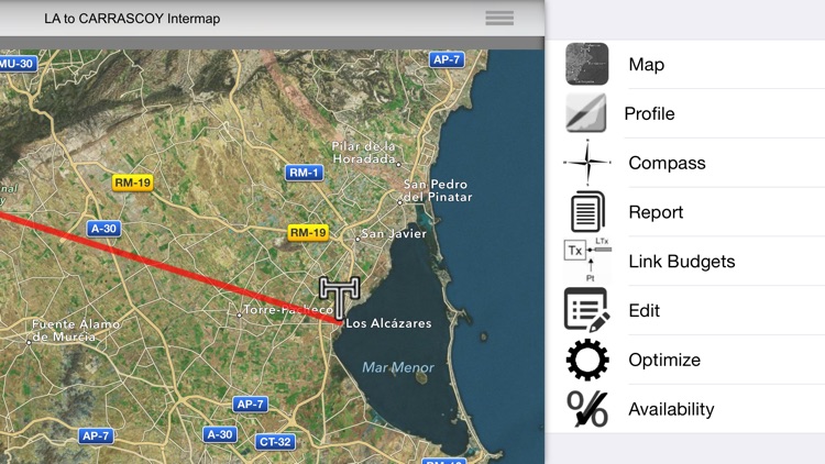 RF Terrain Profiles by INGENIERIA TELEMATICA MURCIANA SOFTWARE SL