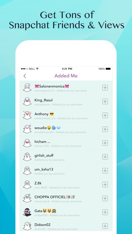 Get 5000 Friends for Snapchat - Find More Friend, Views & Followers Free by Liu Wei