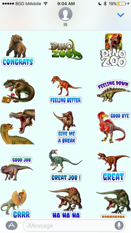 DINO ZOO Stickers by Zia U