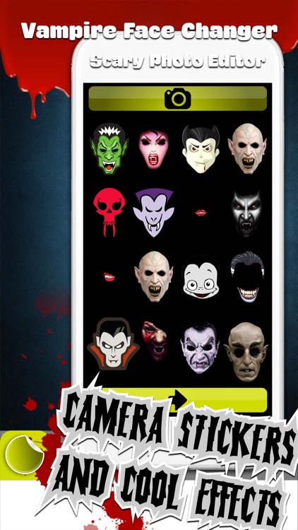 Vampire Face Changer - Scary Photo Booth Picture Editor with Camera Stickers and Cool Effects by ...