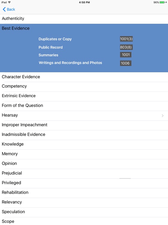 The Evidence App by david Shroyer