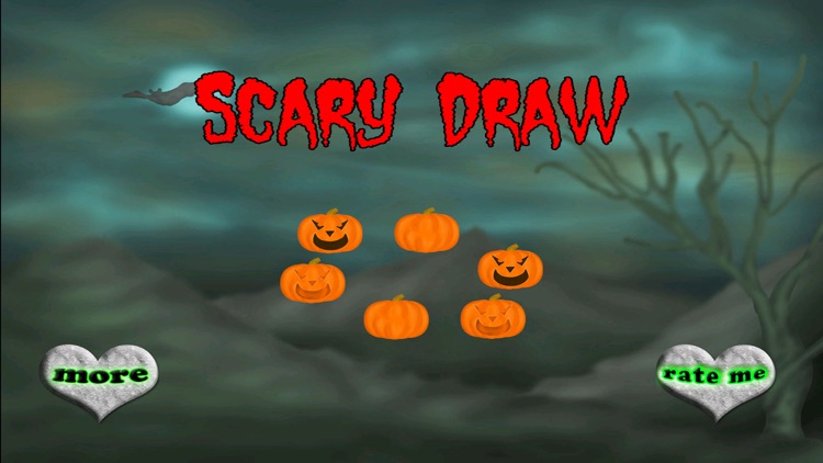 Halloween Scary Neon Draw by Eran Tager