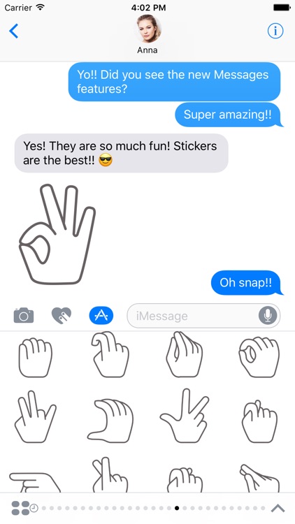 Sign Language Sticker Pack for iMessage by VICTOR VERDU