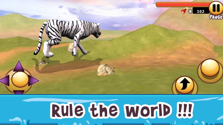 3D Wild White Tiger Simulator - Animal Life by Fadi Tolbi