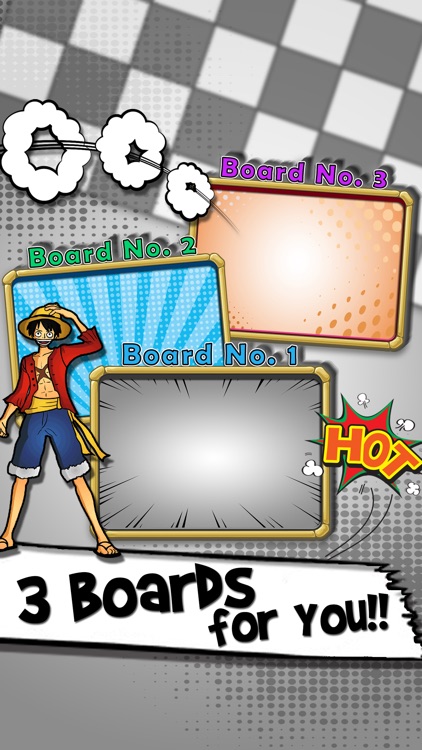 Checker Board with Friends "for Anime Manga Game " by Thanaphong ...