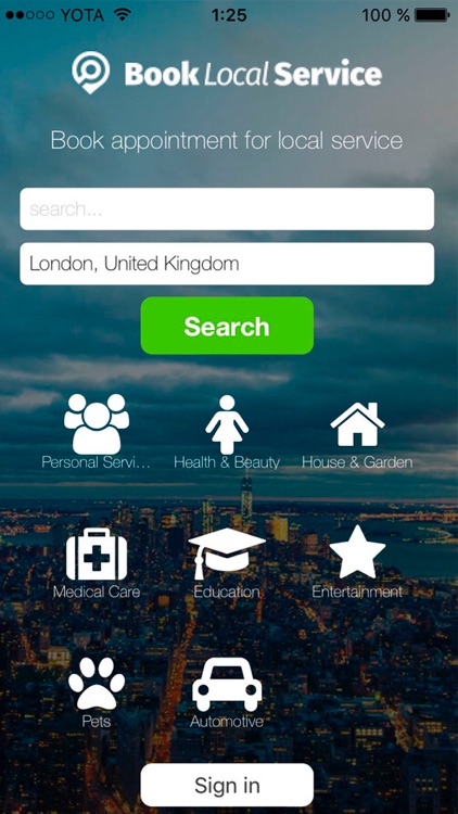 Book Local Service by BALTSYS LTD