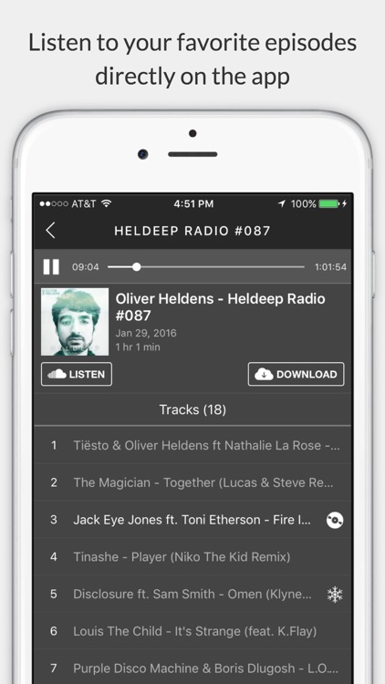 Heldeep Radio Track Finder by Vincent Bello