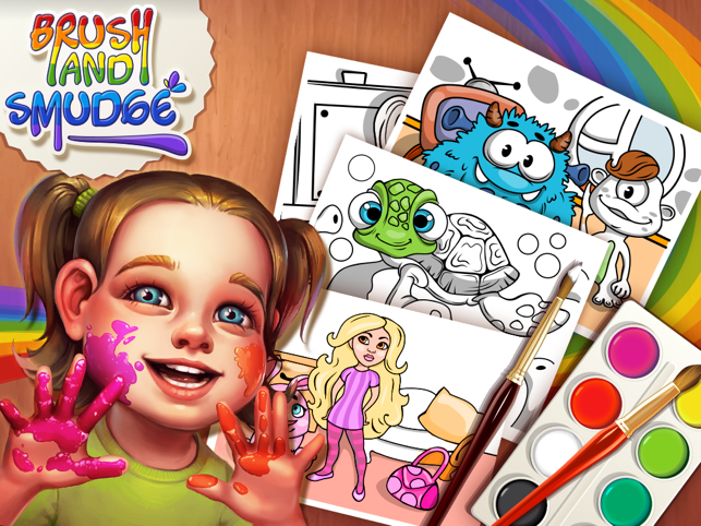 ‎Brush and Smudge - coloring book dans l’App Store