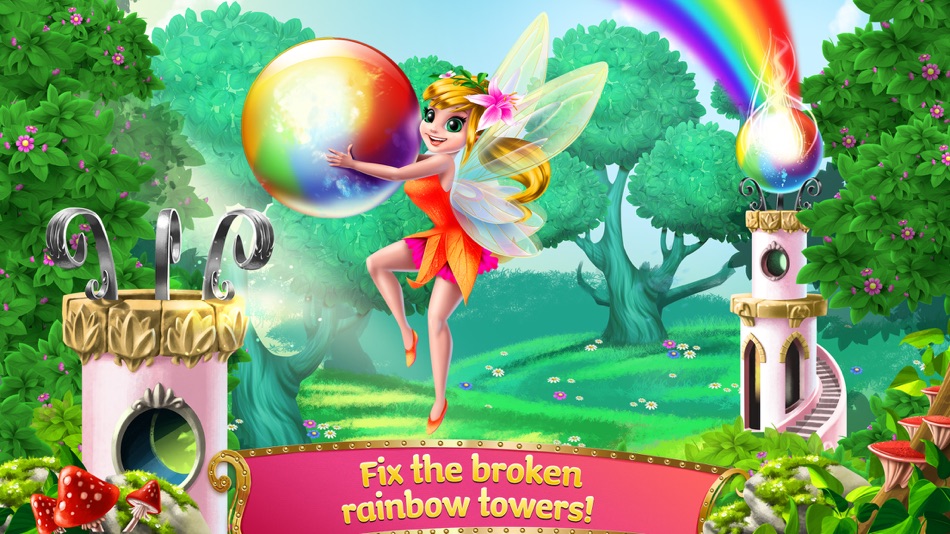 Princess Fairy Rush - Pony Rainbow Adventure by TabTale LTD - (iOS ...