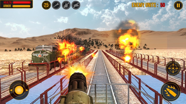 Island Train Shooter 3D by GeniApps