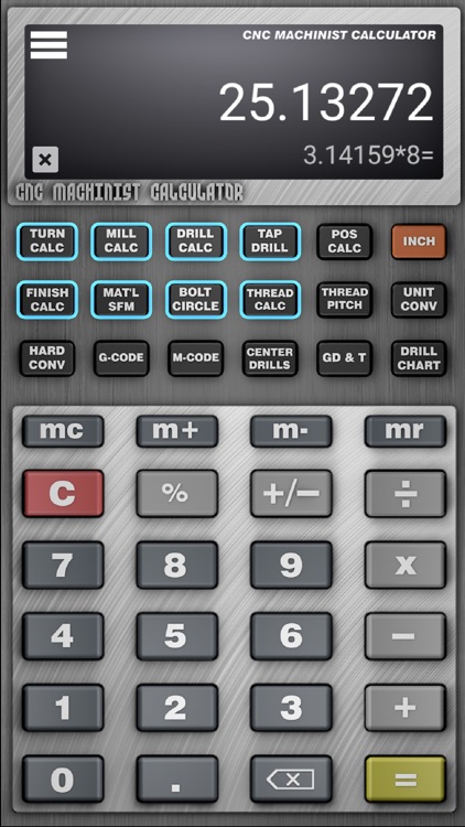 CNC Machinist Calculator Free by Shane Anderson