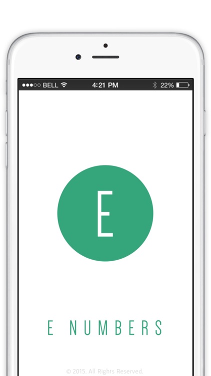 E Numbers App by Steven McDonald
