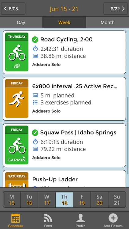 Addaero Solo: Athlete Training Log by Addaero