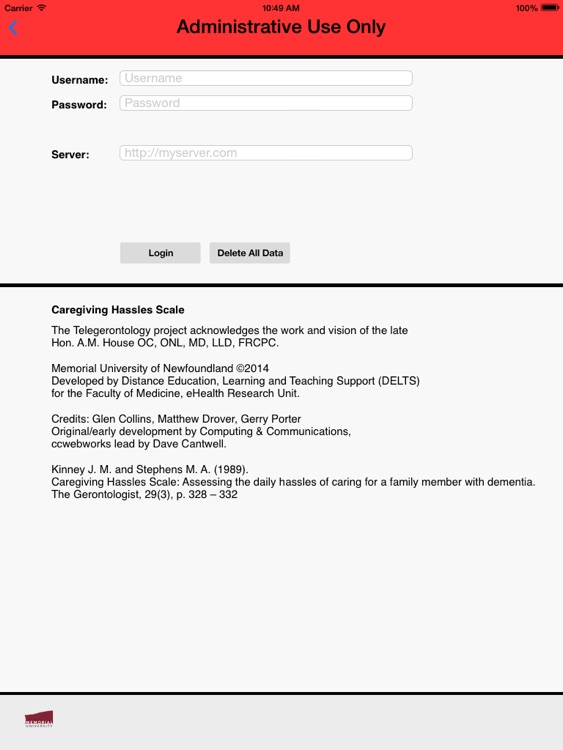 Caregiving Hassles Scale by Gerry Porter