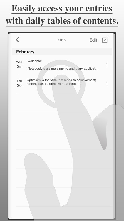 Notebook - Diary, Journal App by Koji Ito