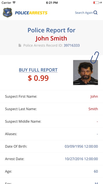 PoliceArrests - Arrest Records and Mugshots by Infopay