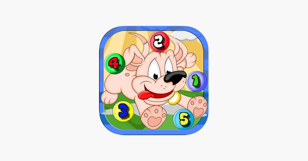 ‎123 Preschool math lesson dogs games for kids free on the App Store