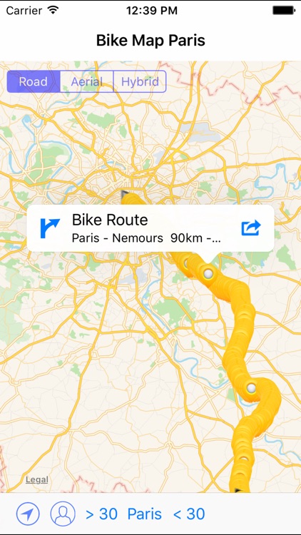 Bike Map Paris by Martin Bovan