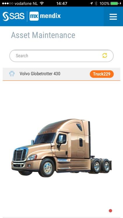 Mendix / SAS Connected Truck by Mendix Technology B.V.