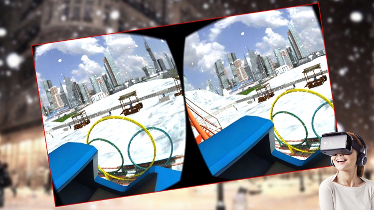 VR - Winter Tourist Roller Coaster Simulator Free by Door to Apps