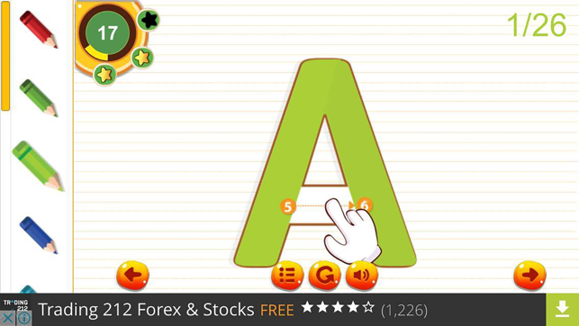 ‎App Store에서 제공하는 ABC Alphabet Tracing for Preschool Learing