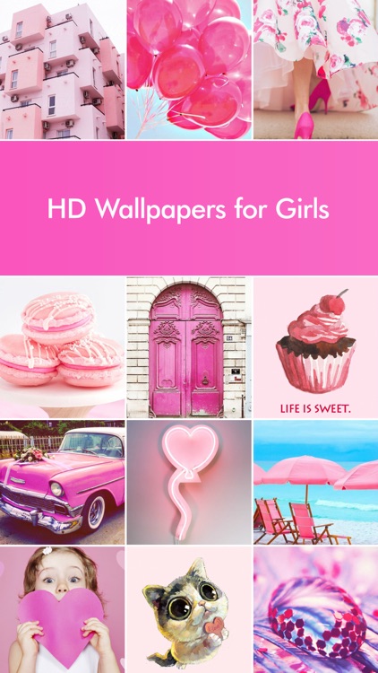 Pink Wallpapers - Backgrounds & Themes for Girls by Wallpapers HD