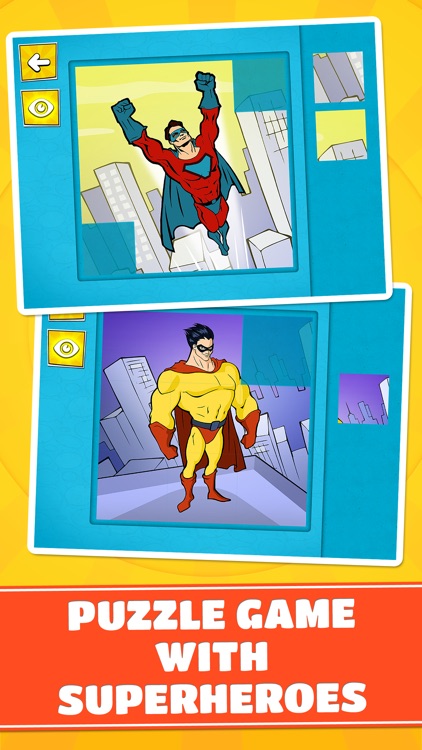 Superheroes Team Puzzle - Logic Game for Kids by Sebastian Bachorzewski