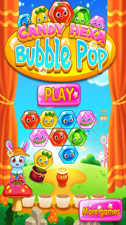 Candy Hexagon Bubble Pop - Kids Puzzle Games FREE by Beansprites LLC