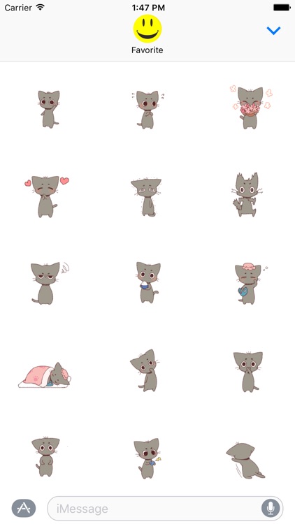 Little Kitten > Sweet Stickers by Nurlan Ispayev