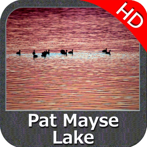 Lake Pat Mayse Texas HD GPS fishing chart offline by Flytomap