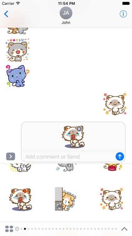 Lovely Cat stickers by NGUYEN VAN TRUONG