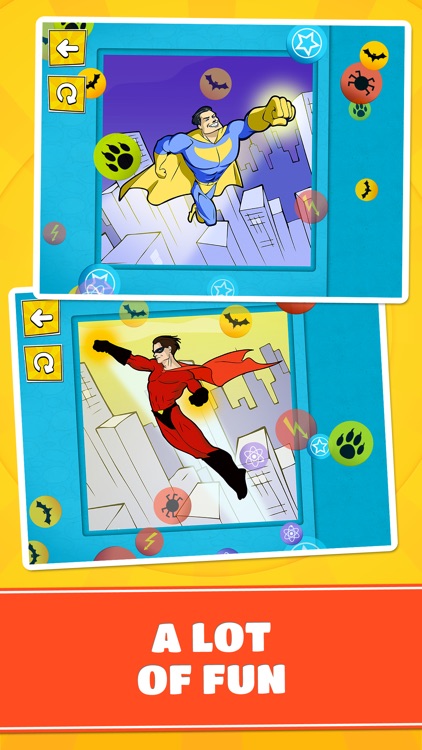 Superheroes Team Puzzle - Logic Game for Kids by Sebastian Bachorzewski