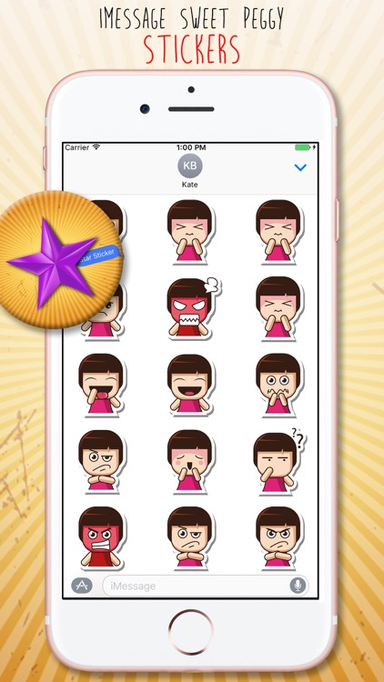 Sweet Peggy Emoji by Philipp Jeker