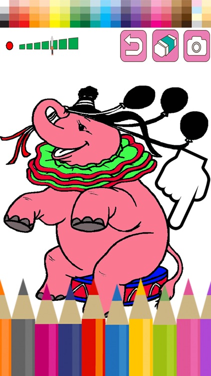 Coloring addition worksheets Kindergarten elephant by Patara Ruthai