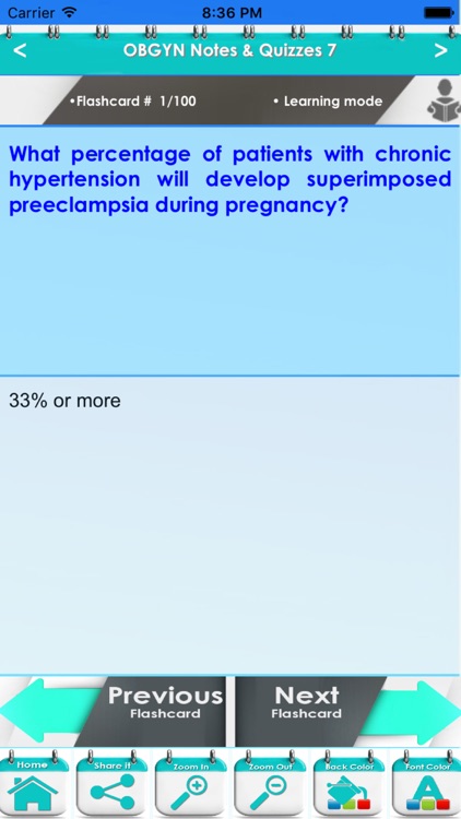 Obstetrics & Gynecology 6800 Flashcards Exam Quiz by Fathia Najar