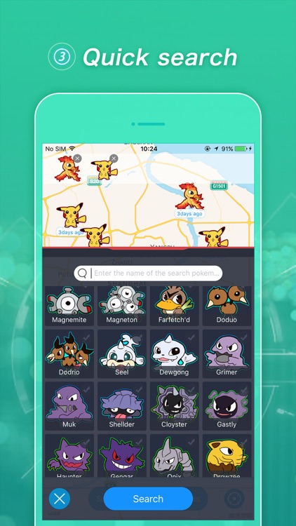 Poke Radar for Pokemon GO Map by Chen Xin