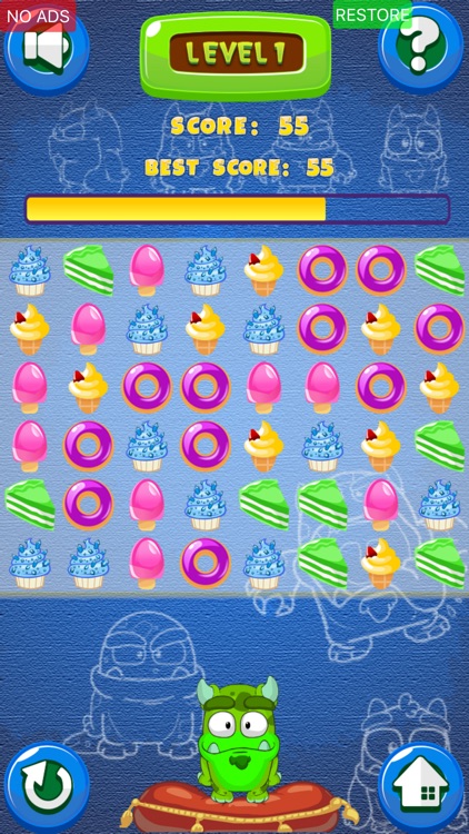 Candy Monsters Game by Claudio Mattos