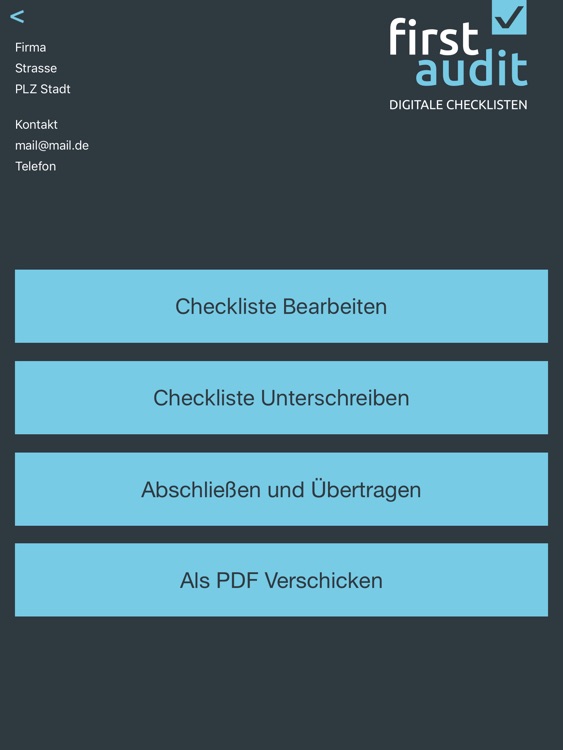firstaudit - Checklisten App by reinstil