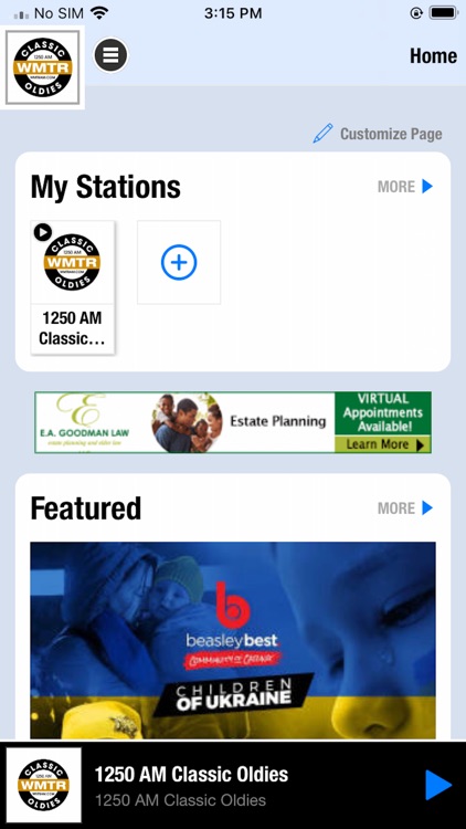 AM 1250 WMTR by Beasley Broadcast Group