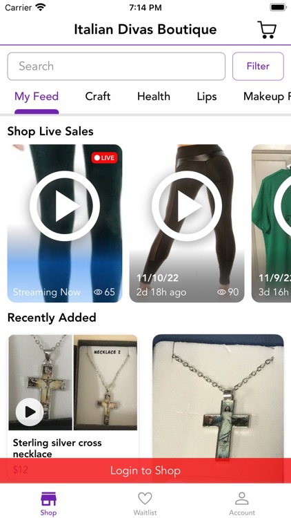 Italian Divas Boutique by CommentSold Apps SII